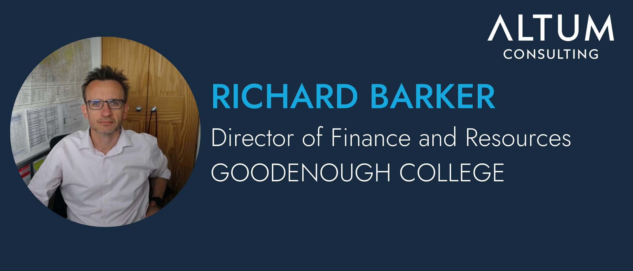 Blog - Client Spotlight: Richard Barker, Director of Finance and ...