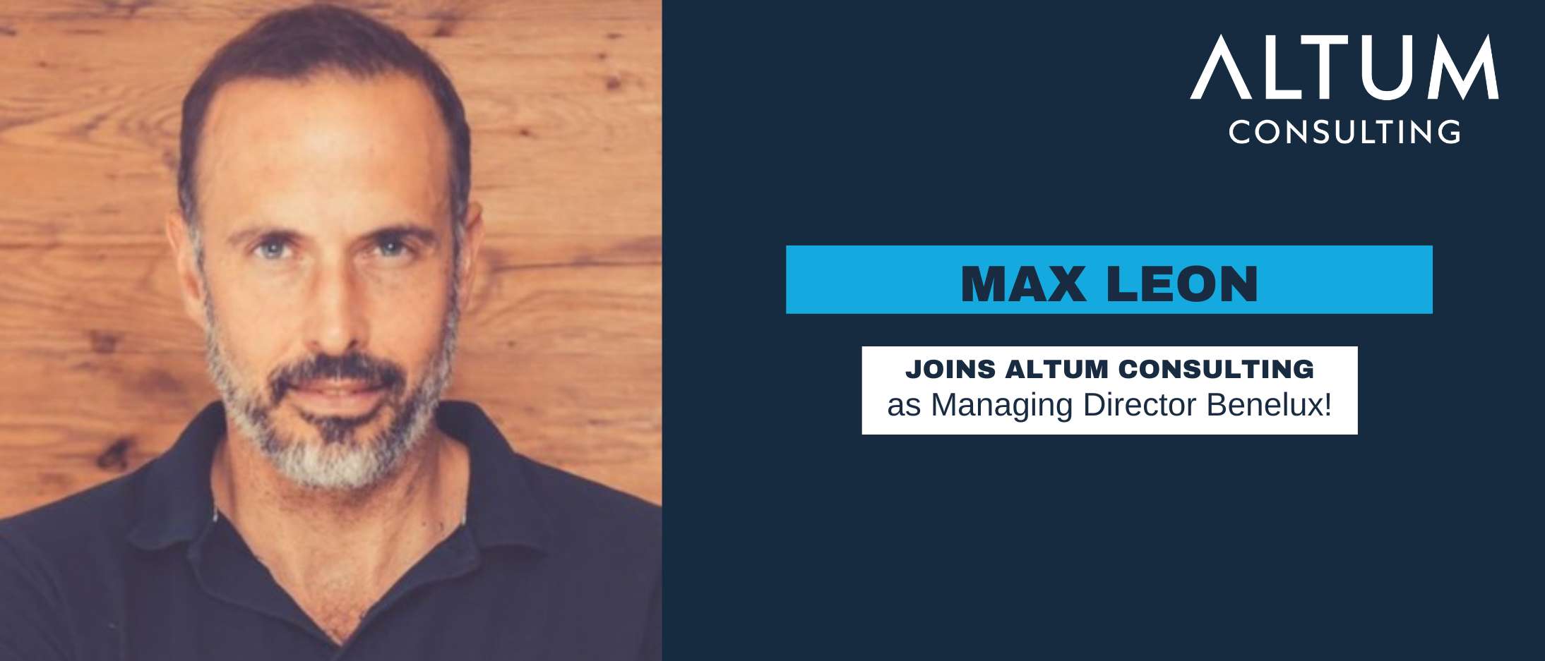 Blog - Altum Consulting are delighted to announce the appointment of Max Leon to the role of ...